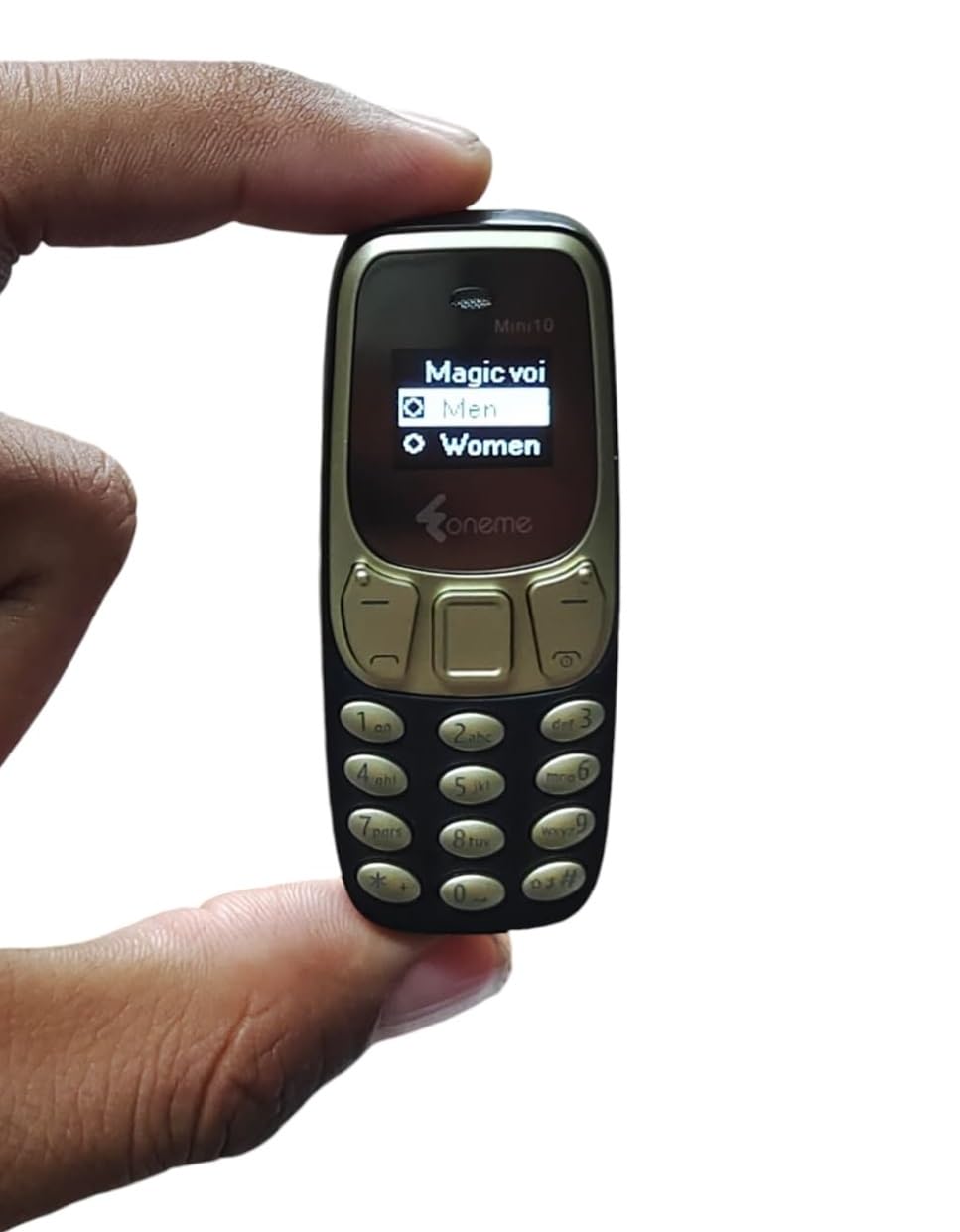 LEYSKY Foneme Mini10 Smallest KEYPAD Mobile with Magic Voice System ...