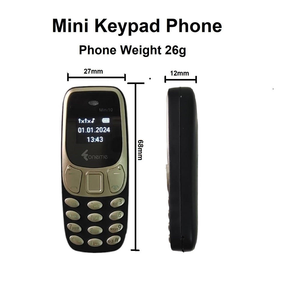 LEYSKY Foneme Mini10 Smallest KEYPAD Mobile with Magic Voice System ...